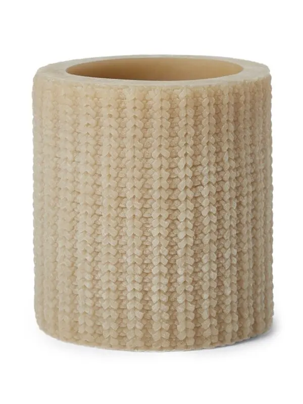 Brunello Cucinelli Small Knit-effect Wax Lantern - Neutrals
