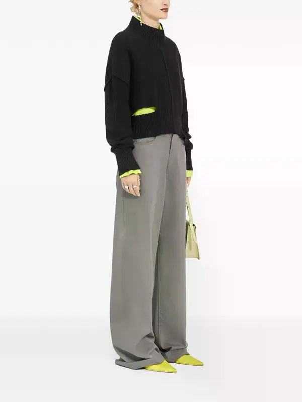 MAISON MARGIELA High-neck Jumper - Black