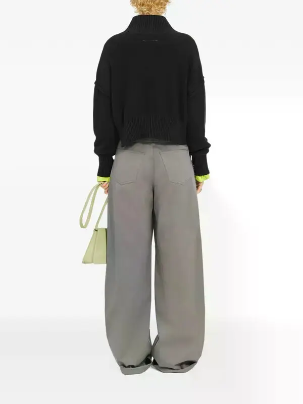 MAISON MARGIELA High-neck Jumper - Black