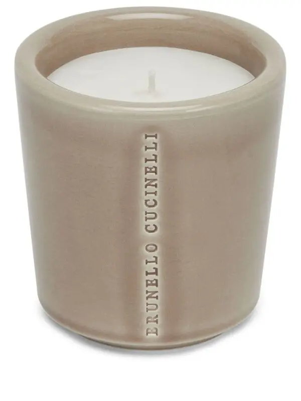 Brunello Cucinelli Ceramic Scented Candle - Neutrals