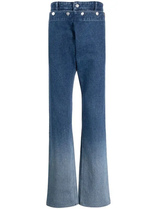 BOTTER Double-waistband Straight-leg Jeans