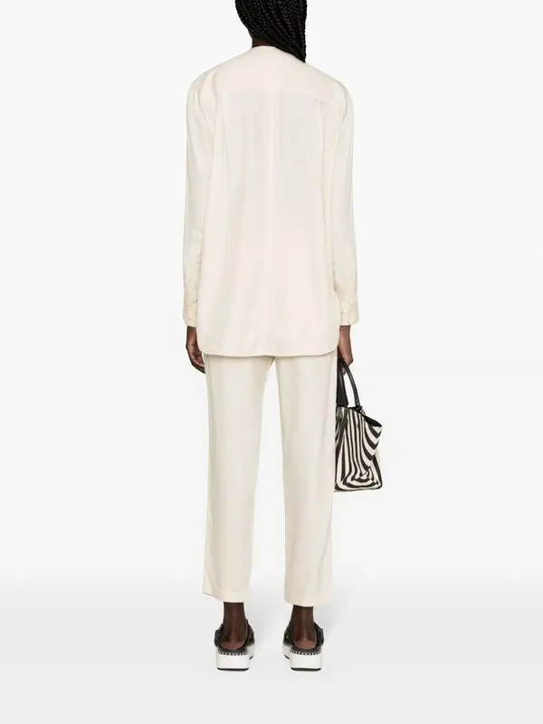 MARANT ETOILE Britten Embroidered Shirt - Neutrals