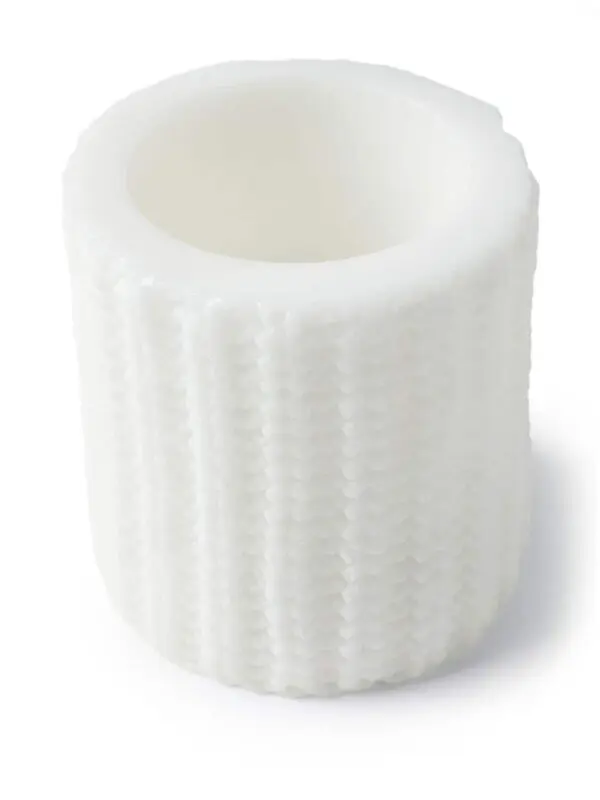 Brunello Cucinelli Small Knit-effect Wax Lantern - White