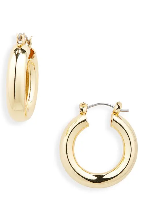 Bp. Bold Hoop Earrings - 14k Gold Dipped