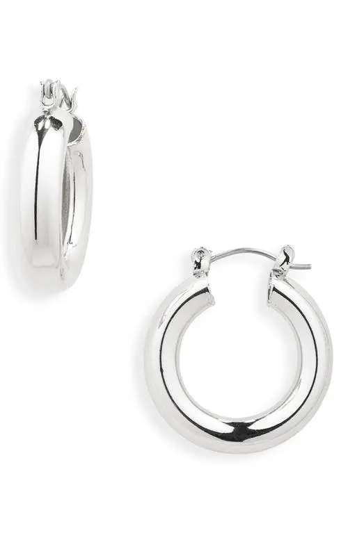 Bp. Dipped Hoop Earrings - Sterling Silver Dipped