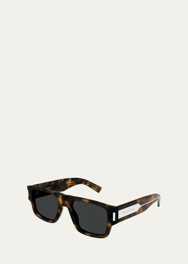 Saint Laurent Sl 659 Rectangle Sunglasses - Black