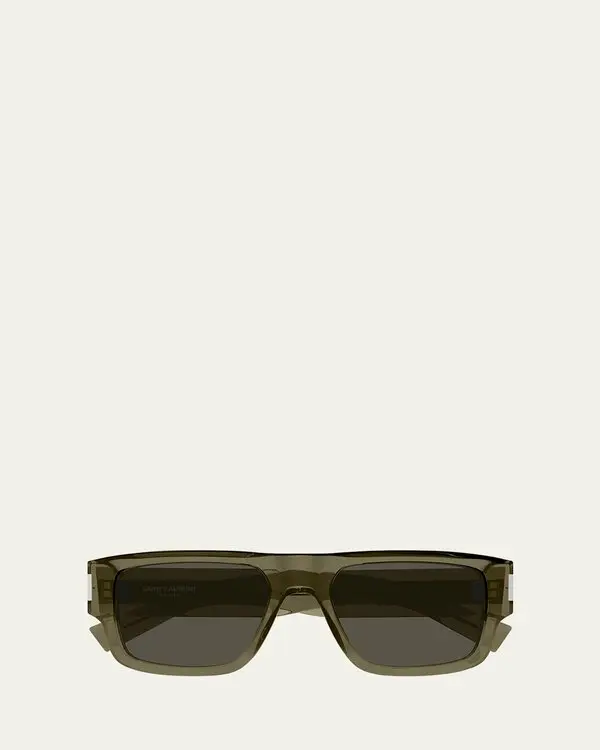Saint Laurent Sl 659 Rectangle Sunglasses - Brown
