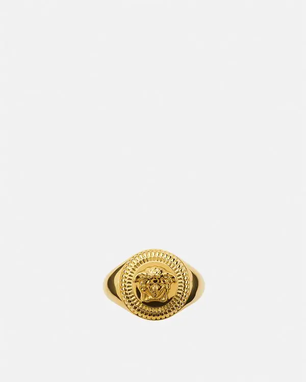 Versace Medusa Biggie Ring - Light Gold