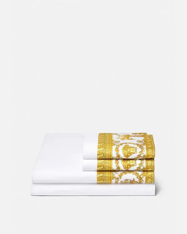 Versace I ♡ Baroque / Bed Set - White