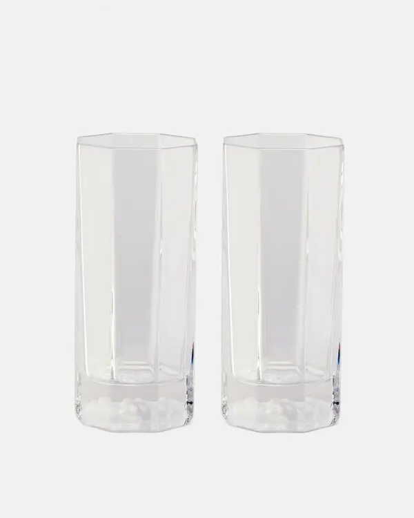 Versace Medusa Lumière Set 2 Longdrink Glasses - Transparent