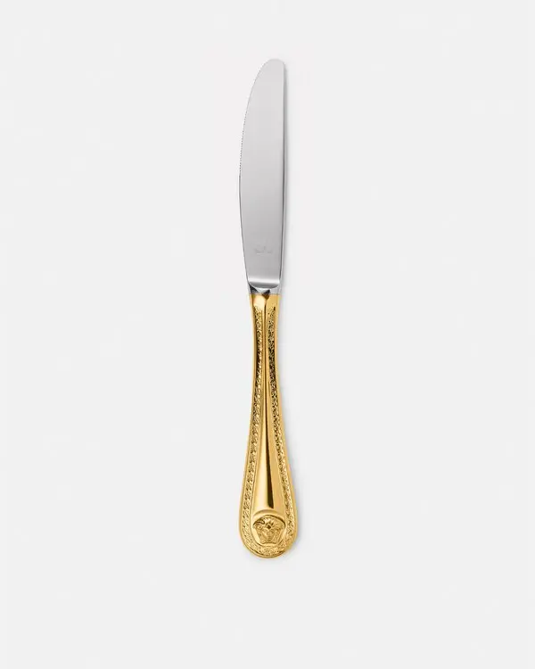 Versace Medusa Gilded Dessert Knife - Gold