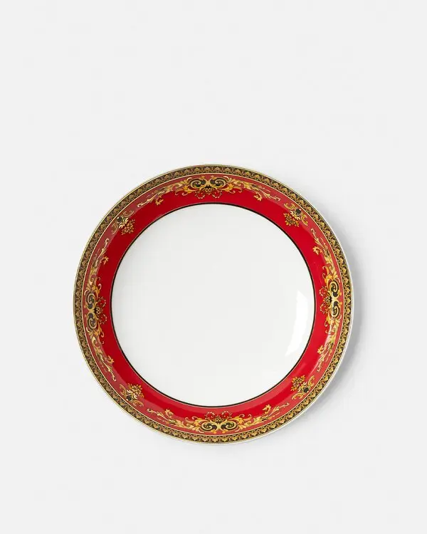 Versace Medusa Red Deep Plate 21.5 Cm - Print