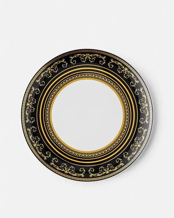 Versace Virtus Gala Plate 28 Cm - Black