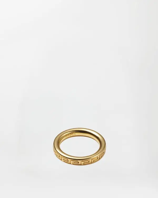 Versace Greca Ring - Light Gold