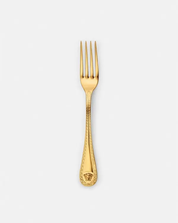 Versace Medusa Dessert Fork - Gold