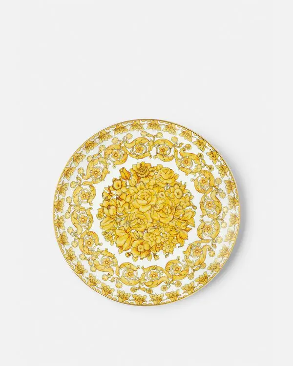 Versace Medusa Rhapsody Plate 21 Cm - Black+gold