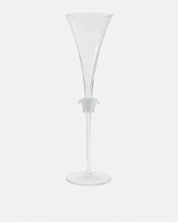 Versace Medusa Lumiere Champagne Flut - Transparent