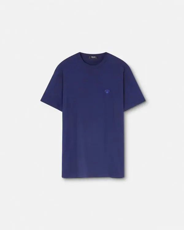 Versace Embroidered Cotton-jersey T-shirt