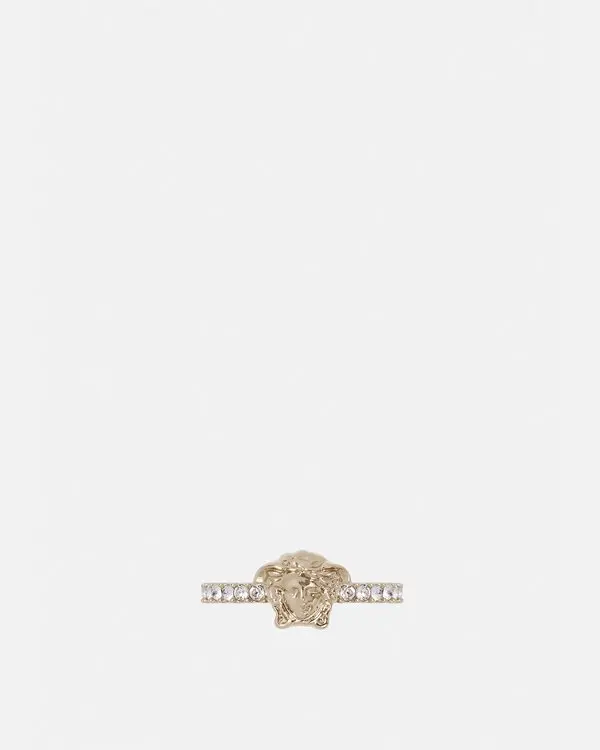 Versace La Medusa Crystal Ring - Gold