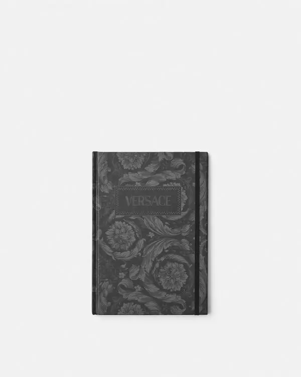 Versace Barocco Notebook - Black