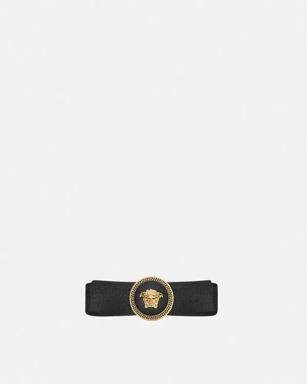 Versace Ribbon Hair Clip - Black