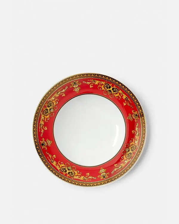 Versace Medusa Red Plate 21 Cm - Print