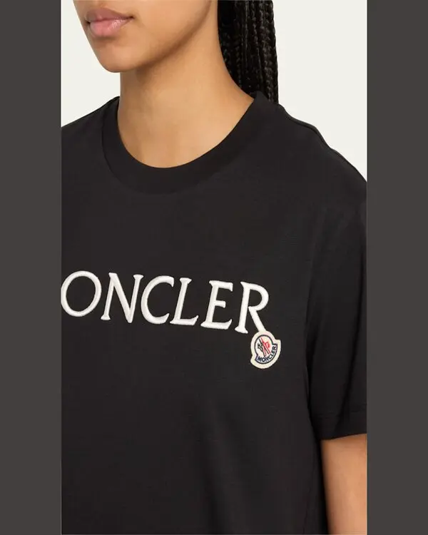 Moncler Embroidered Logo T-shirt