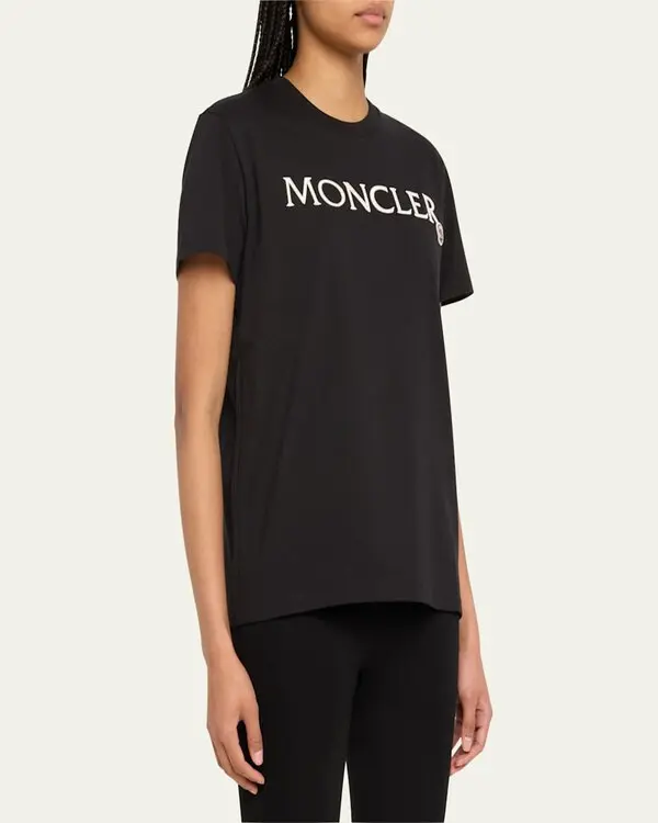 Moncler Embroidered Logo T-shirt