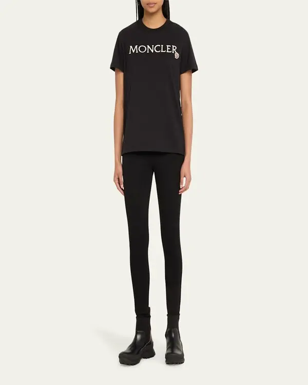Moncler Embroidered Logo T-shirt