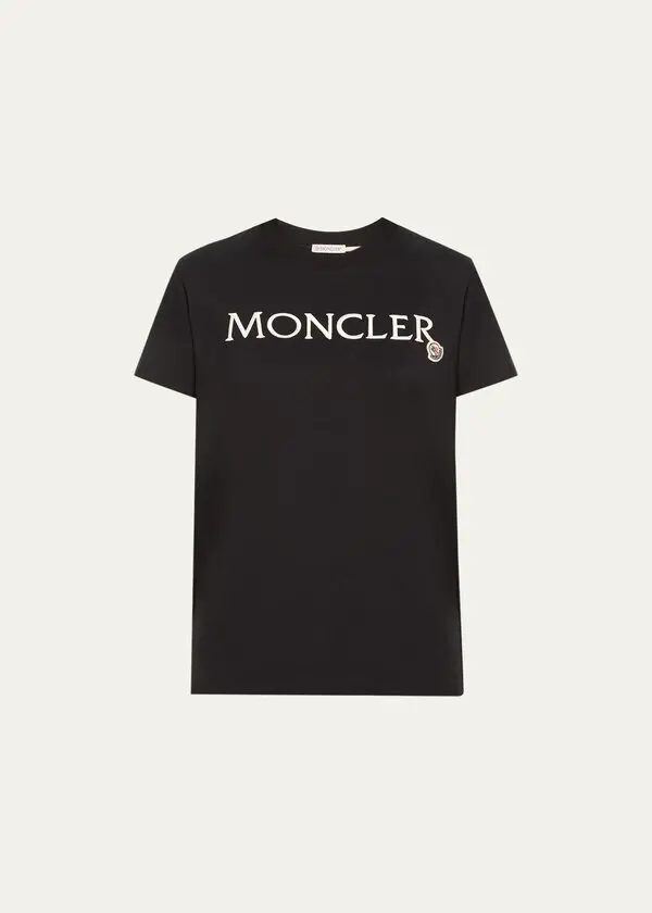 Moncler Embroidered Logo T-shirt