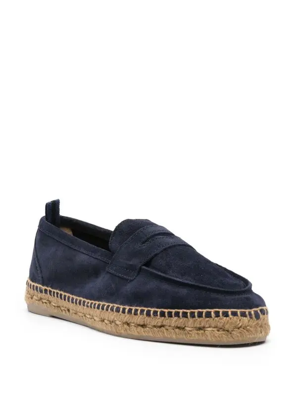 CastaÑer Braided Raffia Espadrilles - Blue