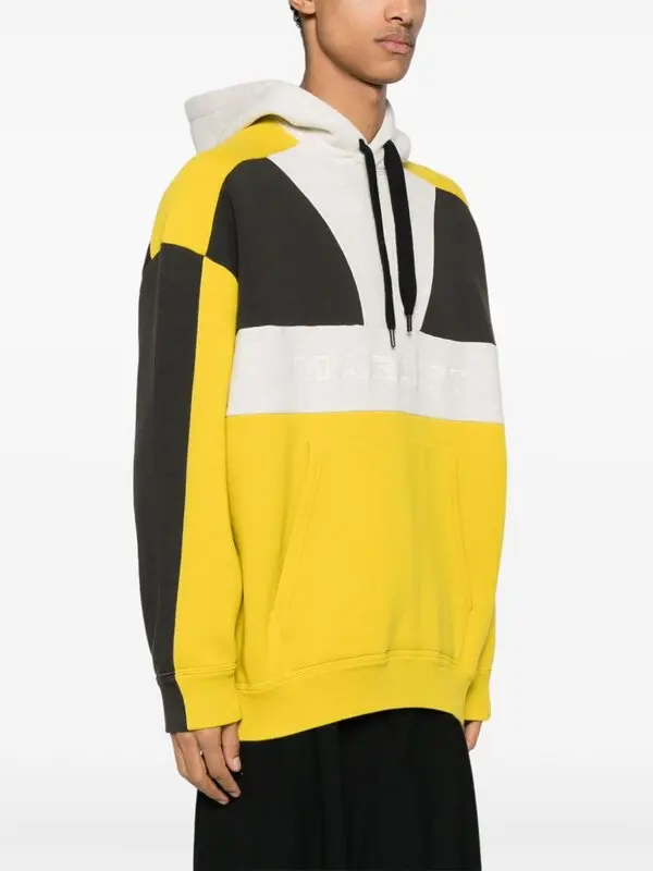 MARANT Color-block Logo-embroidered Hoodie