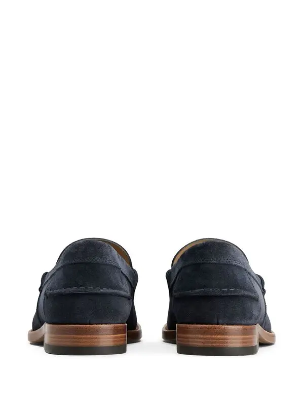 TOD'S Tassel-detail Suede Loafers