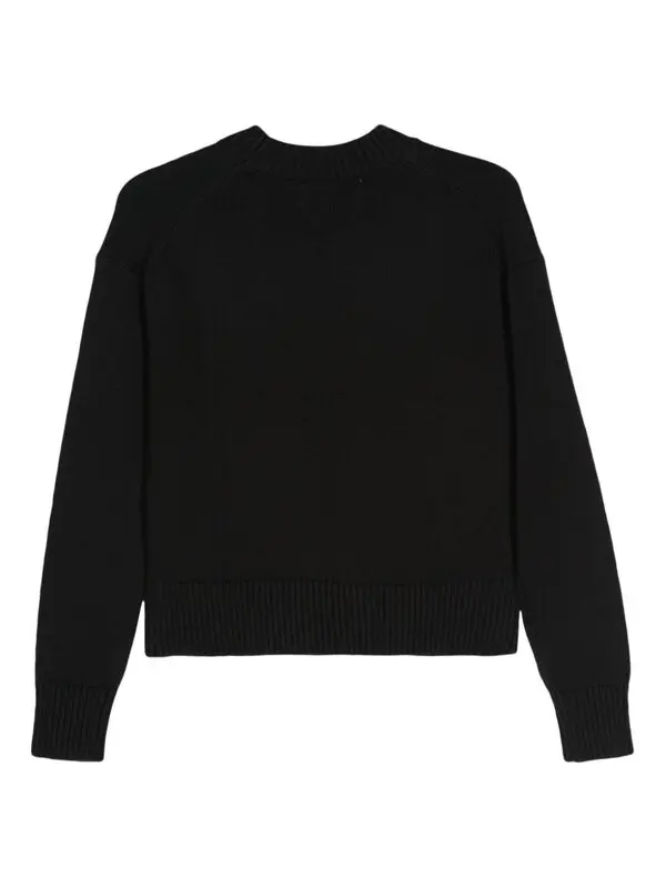 Calvin Klein Logo-appliqué Cotton Jumper