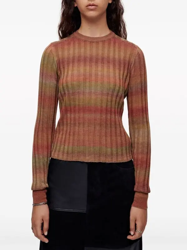RE/DONE Ribbed-knit Wool Jumper