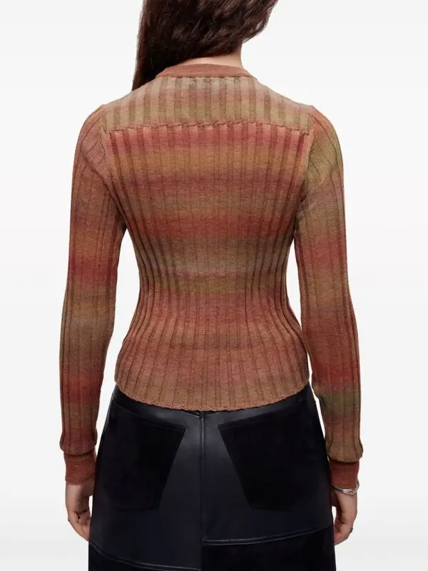 RE/DONE Ribbed-knit Wool Jumper