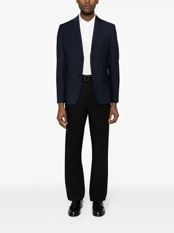 Calvin Klein Twill-weave Single-breasted Blazer