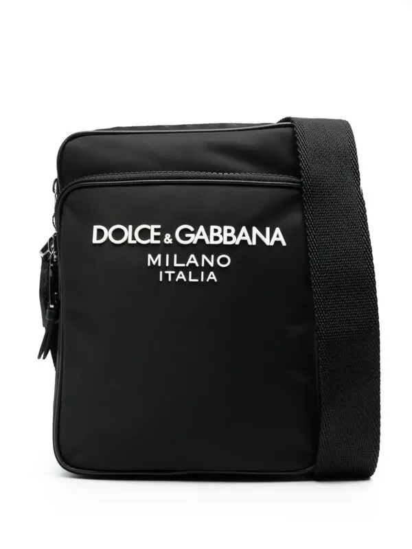 Dolce & Gabbana Logo Crossbody Bag - Black