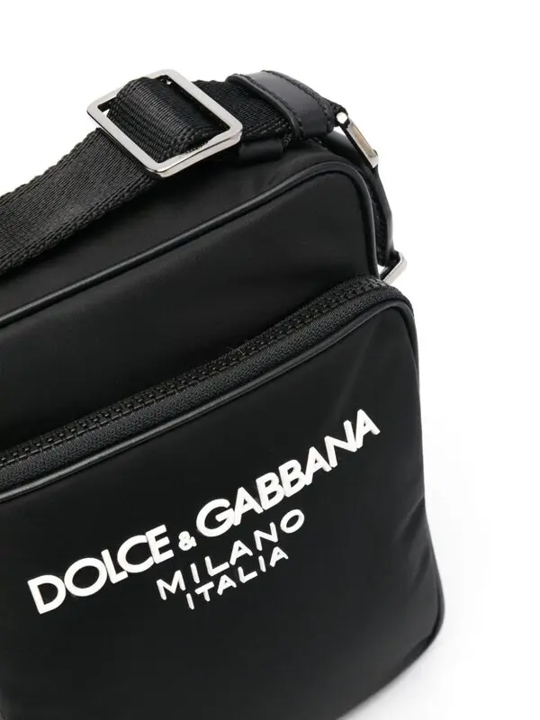 Dolce & Gabbana Logo Crossbody Bag - Black
