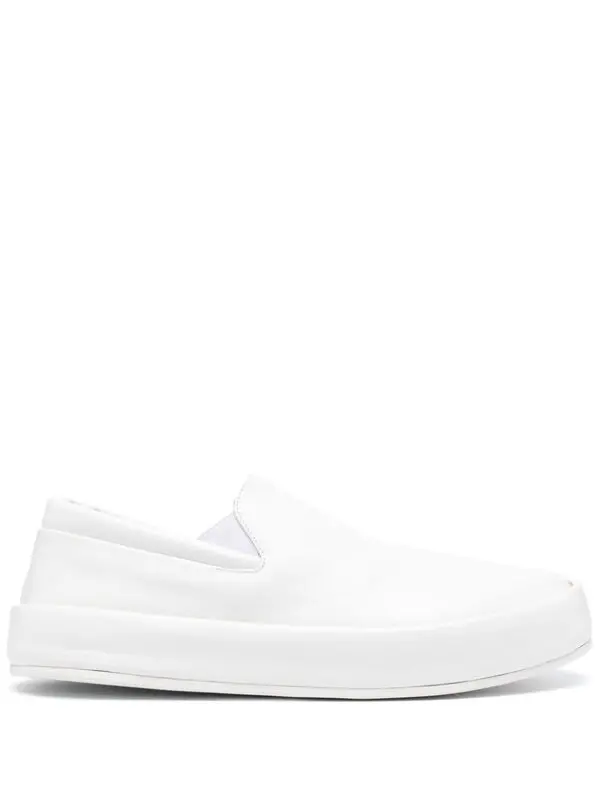Marsèll Cassapelle Leather Sneakers - White