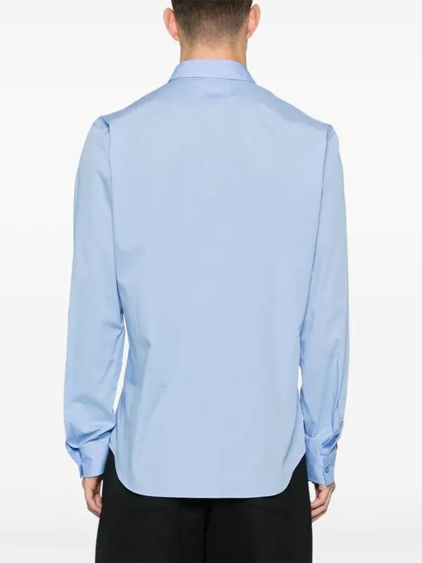 Versace Logo-print Cotton Shirt