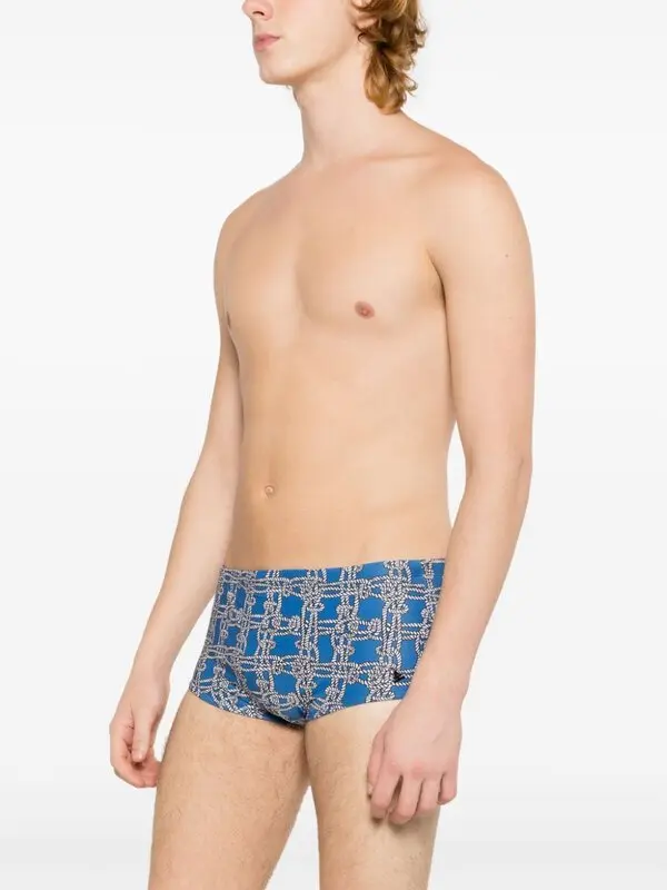 AMIR SLAMA Graphic-print Swimming Trunks