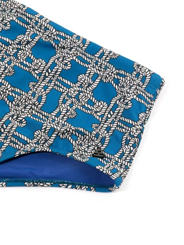 AMIR SLAMA Graphic-print Swimming Trunks