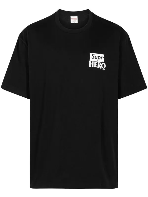 Supreme X Antihero Dog Cotton T-shirt - Black