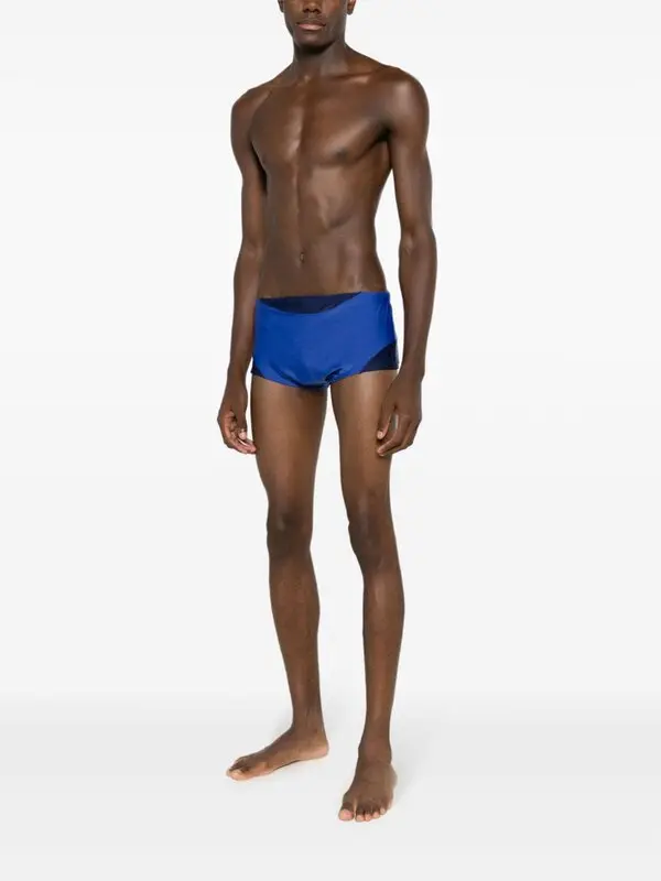 AMIR SLAMA Panelled Swim Shorts - Blue