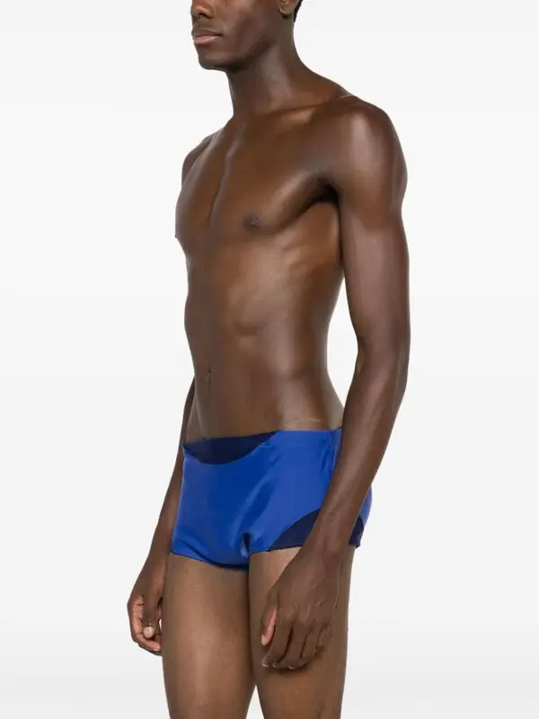 AMIR SLAMA Panelled Swim Shorts - Blue