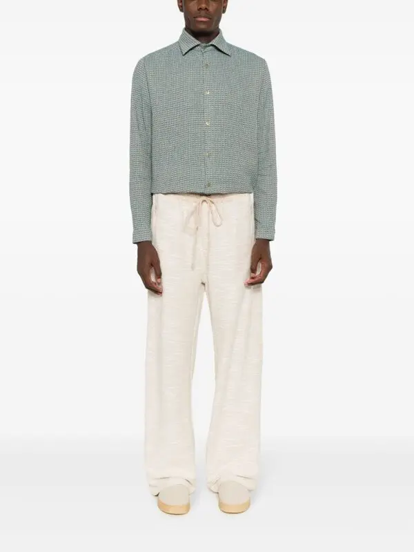 AMIR SLAMA Textured Track Pants