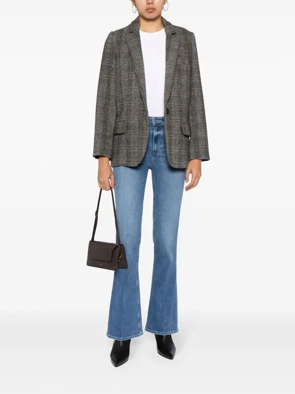 Paige Laurel Canyon Flared Jeans - Blue