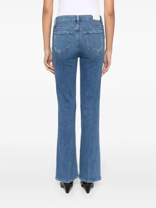 Paige Laurel Canyon Flared Jeans - Blue