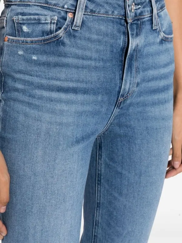 Paige Laurel Canyon Flared Jeans - Blue